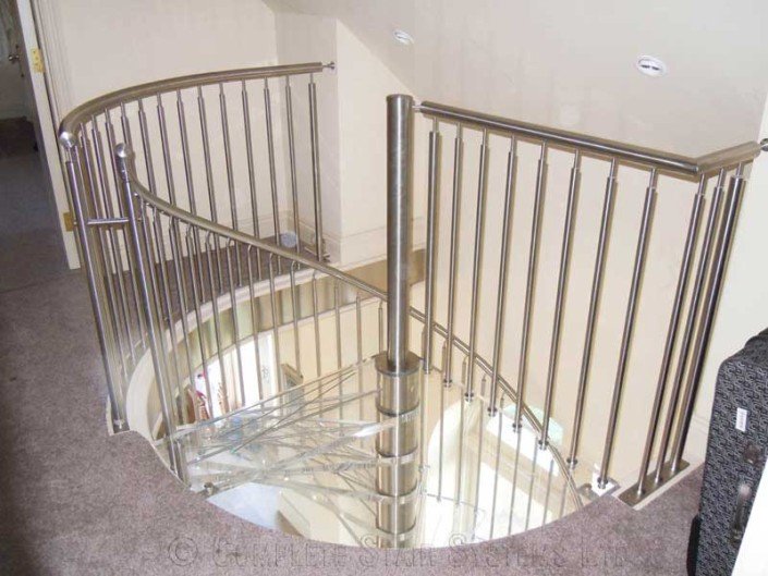 Acrylic Spiral Staircase Nottingham - Spiral Staircases