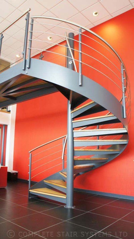 Spiral-Staircase-Car-Showroom-Exeter-3 - Spiral Staircases